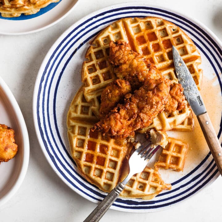 Southern Style Chicken and Waffles - Cooks with Soul