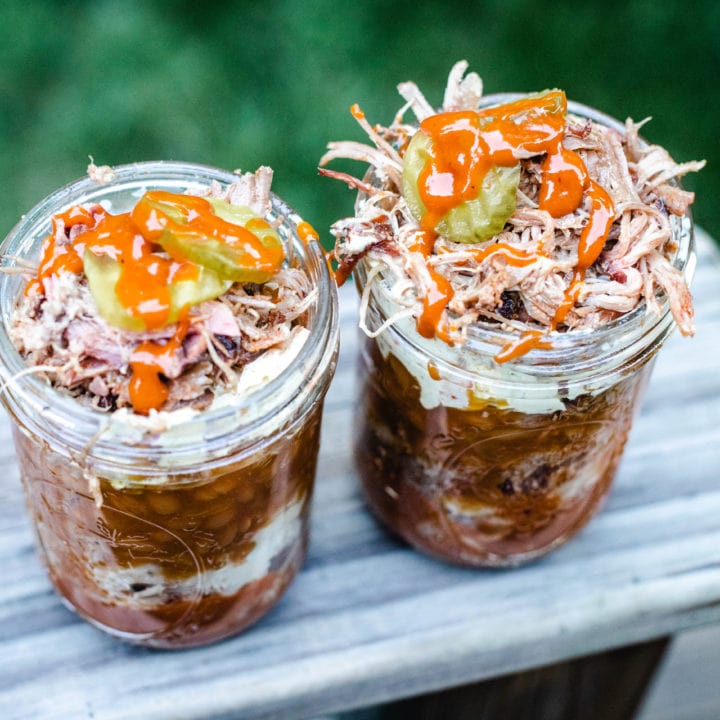 Pulled Pork BBQ Parfait - Cooks with Soul