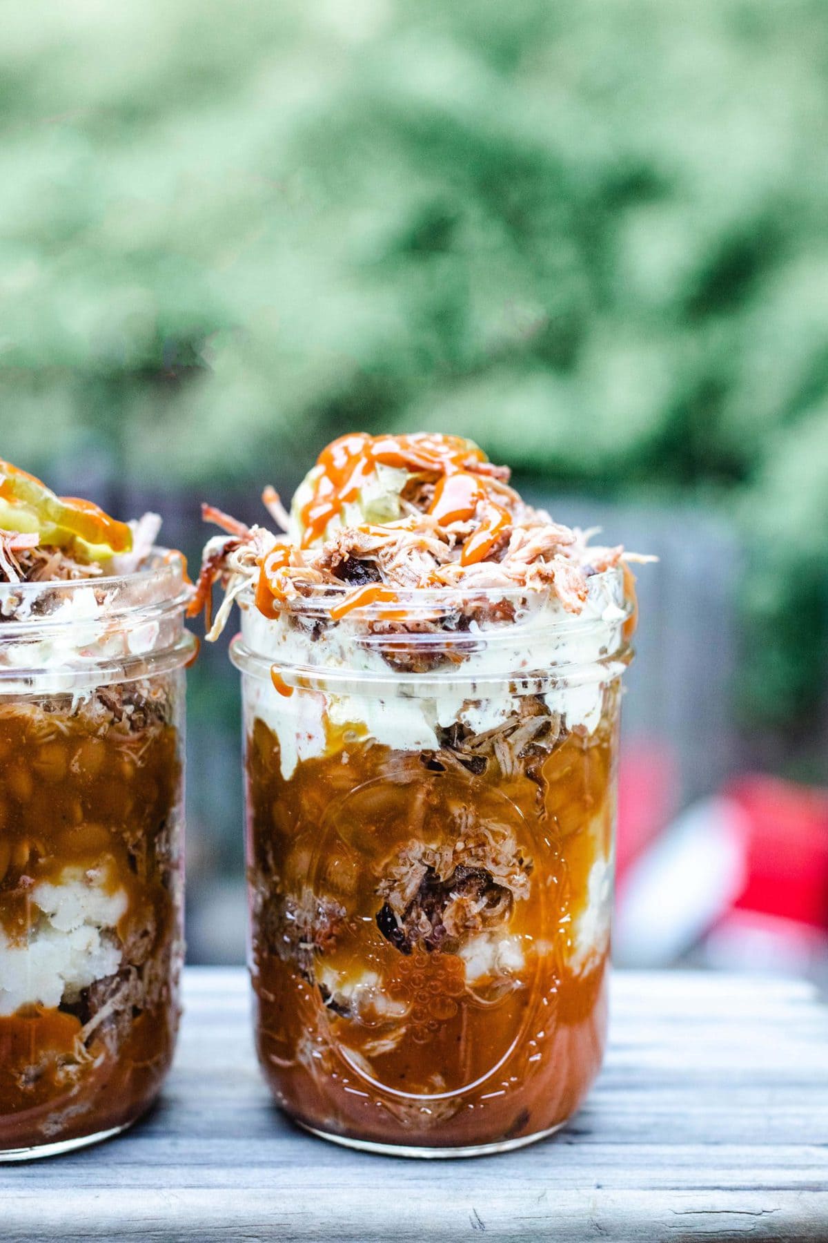 Pulled Pork BBQ Parfait - Cooks with Soul