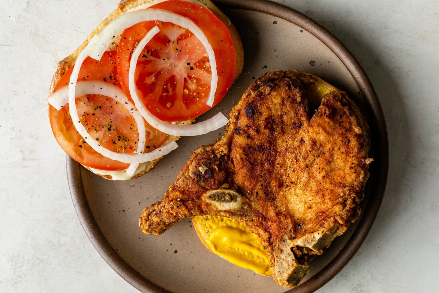 Pork Chop Sandwich - Cooks with Soul