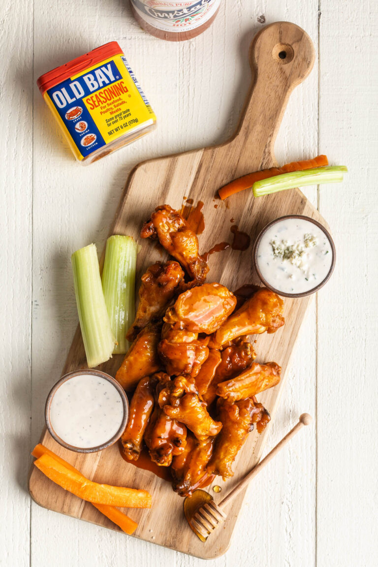 Hot Honey Old Bay Wings - Cooks with Soul