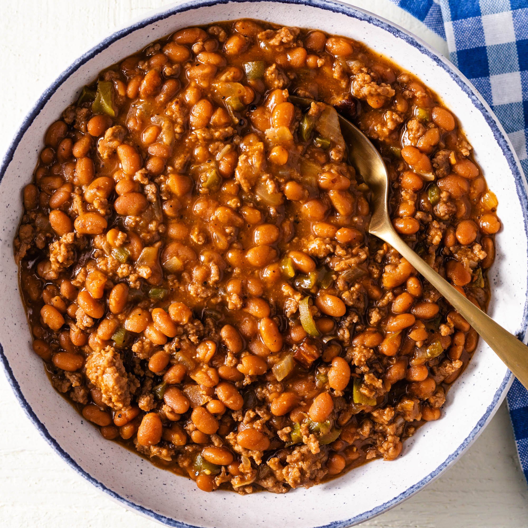 Baked Beans with Ground Beef - Cooks with Soul