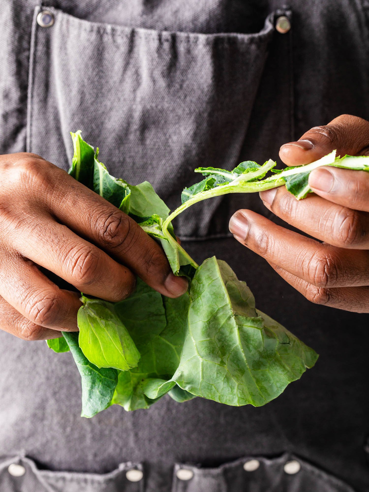 How to Cut Collard Greens - Cooks with Soul