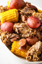Cajun Turkey Neck Boil with Smoked Sausage, Potatoes, Corn - Cooks with ...