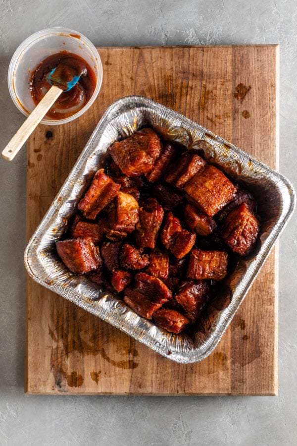 Smoked Pork Belly Burnt Ends Recipe - Cooks with Soul