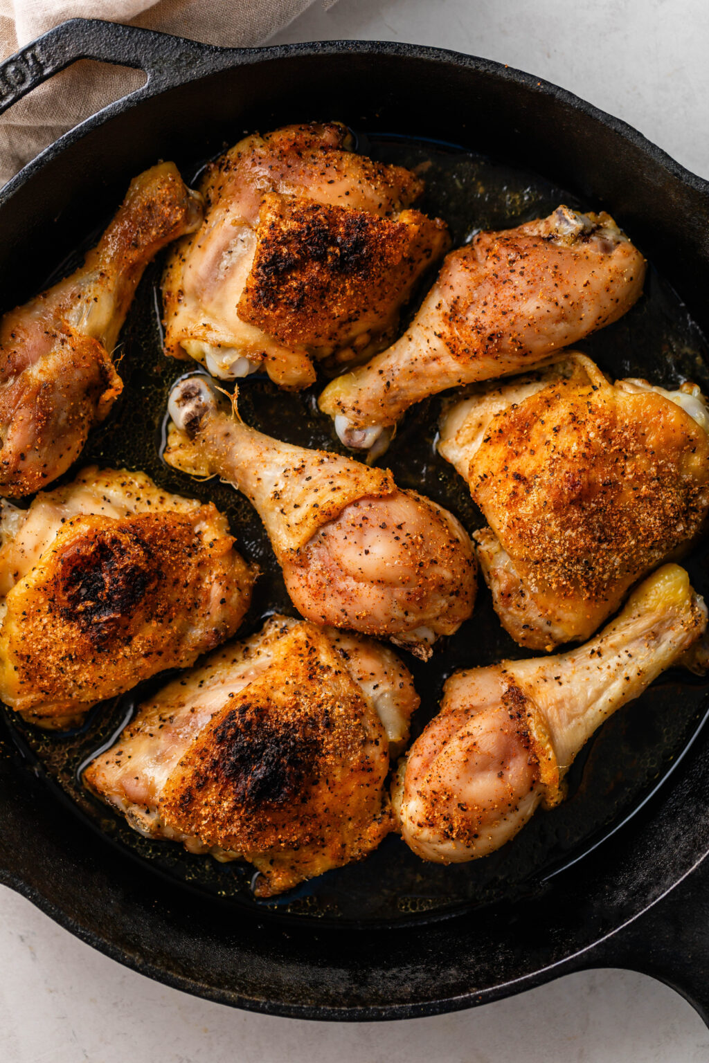 Best Southern Baked Chicken Recipe (Thighs and Legs) - Cooks with Soul