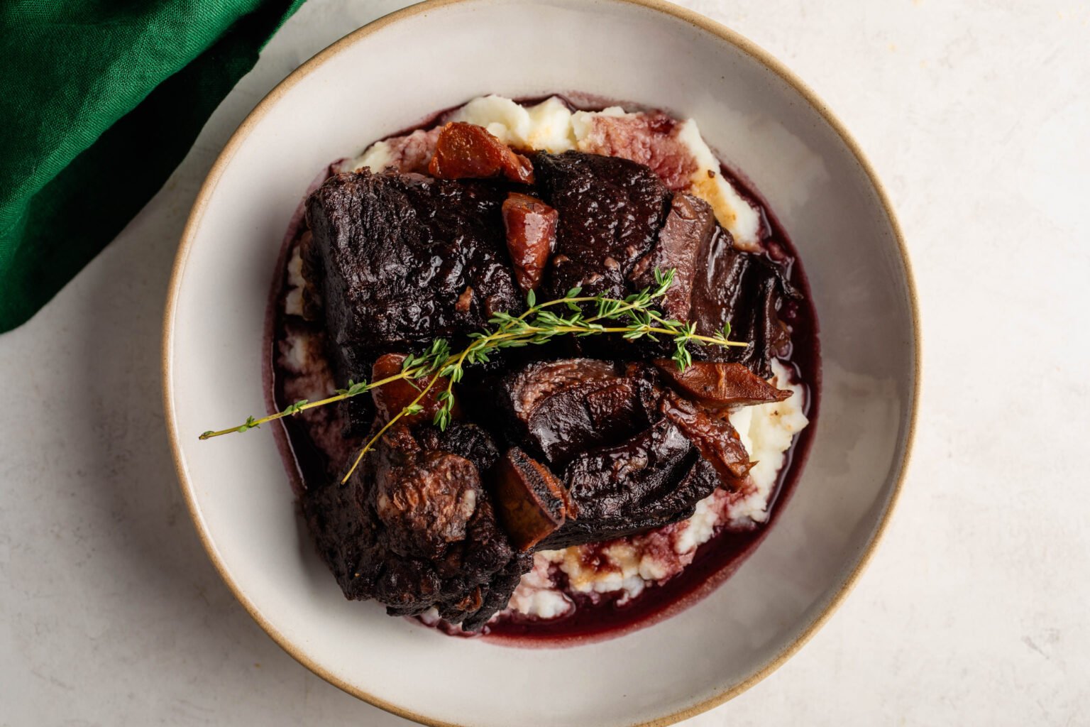 Braised Beef Short Ribs Recipe with Red Wine Sauce - Cooks with Soul