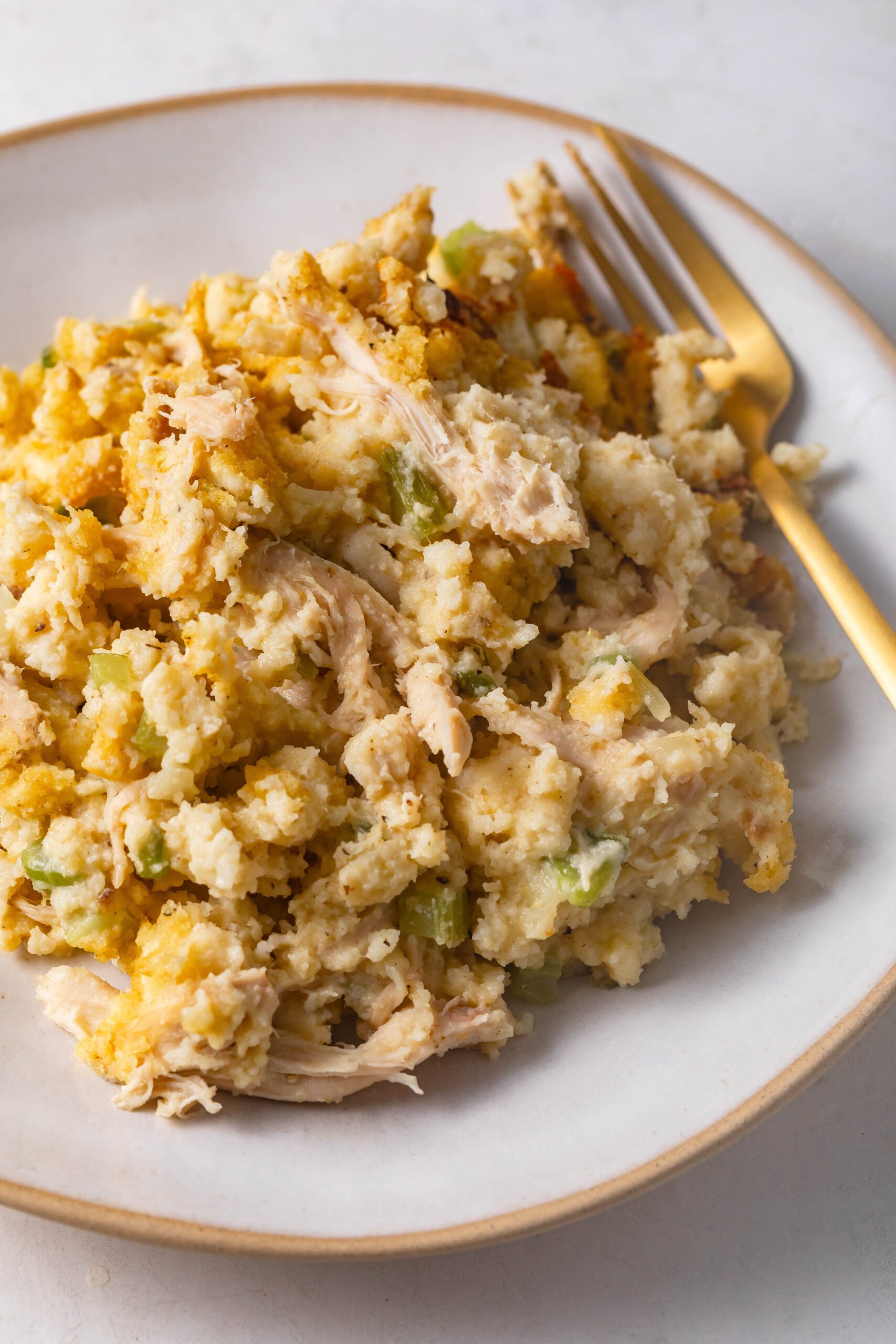 Chicken and Cornbread Dressing - Cooks with Soul