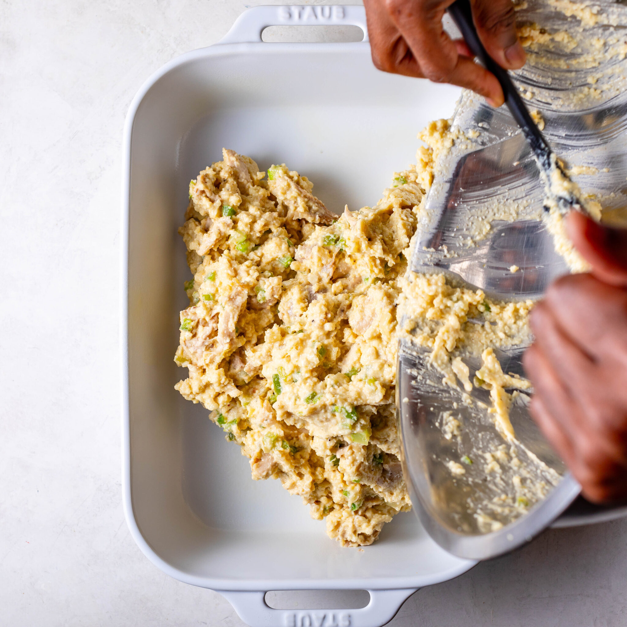 Chicken and Cornbread Dressing - Cooks with Soul