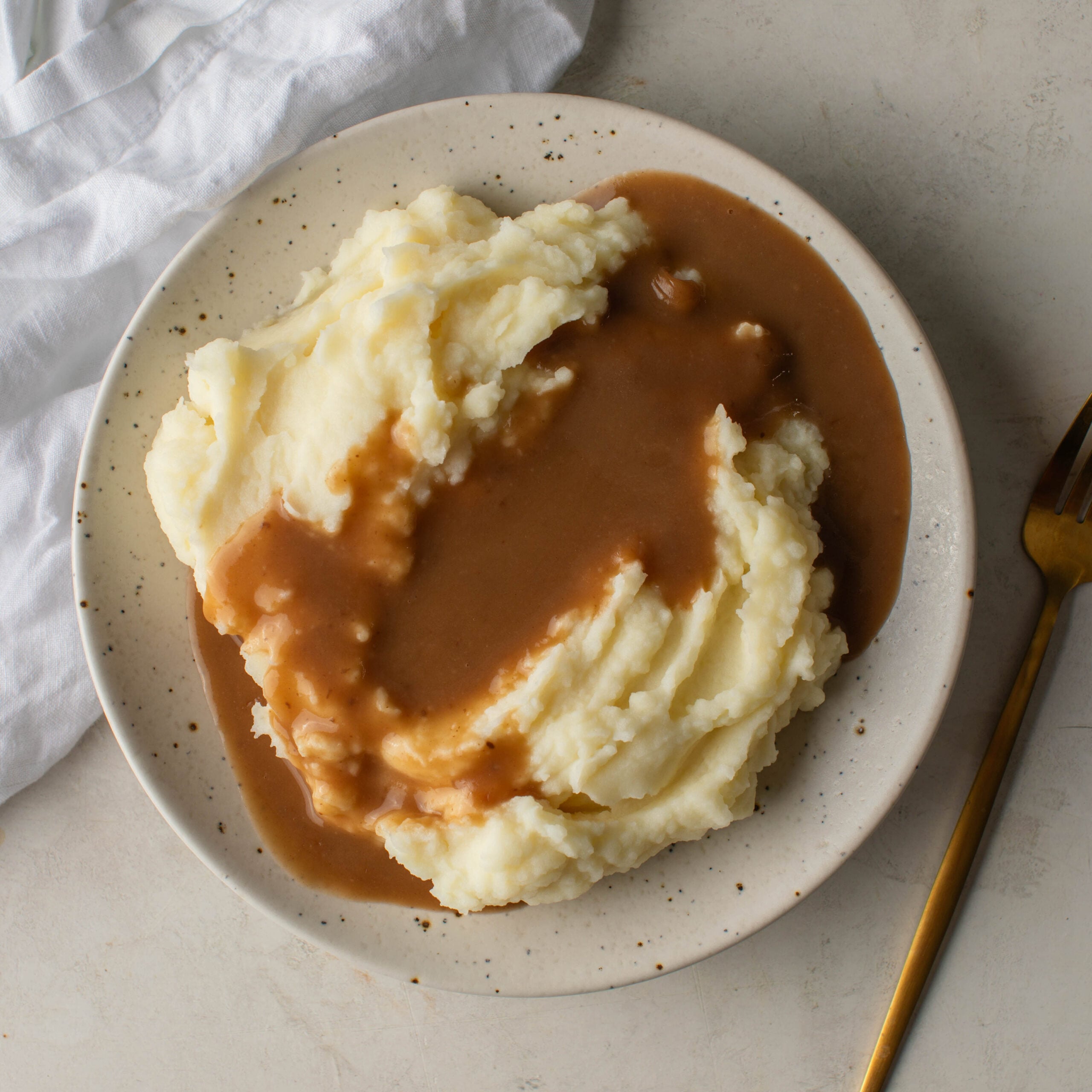 Mashed Potatoes with Gravy - Cooks with Soul