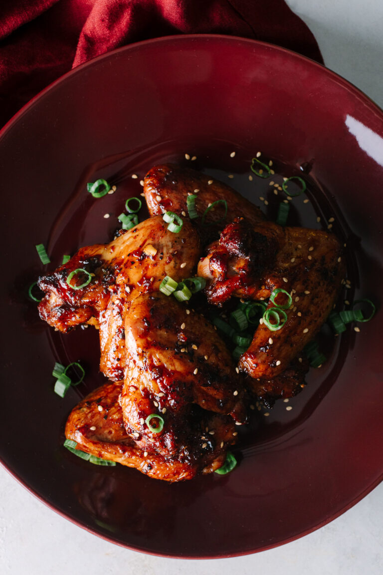 Asian Style Chicken Wings with Chili Garlic Sauce - Cooks with Soul