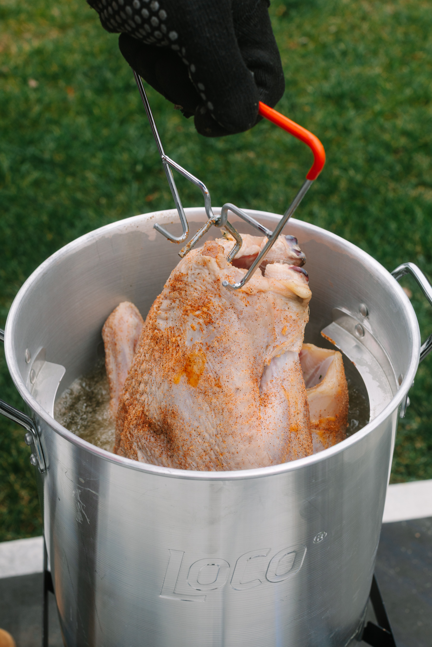 Deep Fried Turkey Recipe - Cooks with Soul