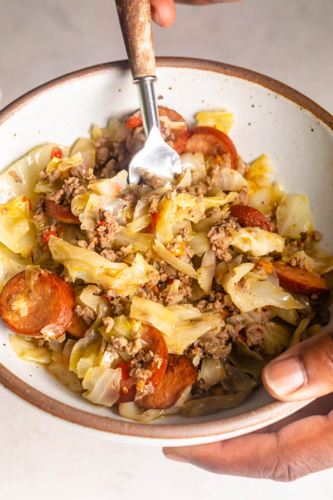 Dirty Cabbage Recipe - Cooks with Soul